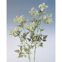 Alliaire officinale artificielle DARIK, crème-vert, 60cm