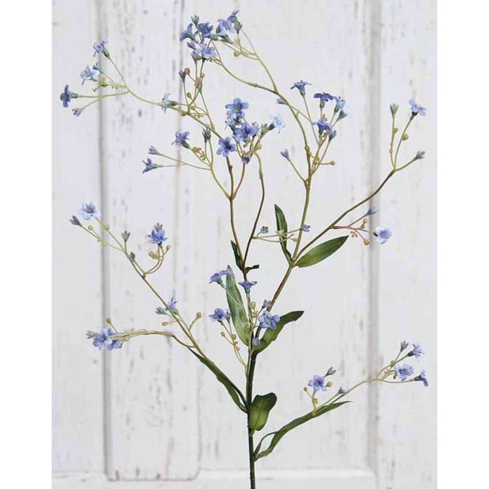 Acheter des Tige de gypsophile en plastique ANNAMARIA, bleu, 75cm, Ø1cm