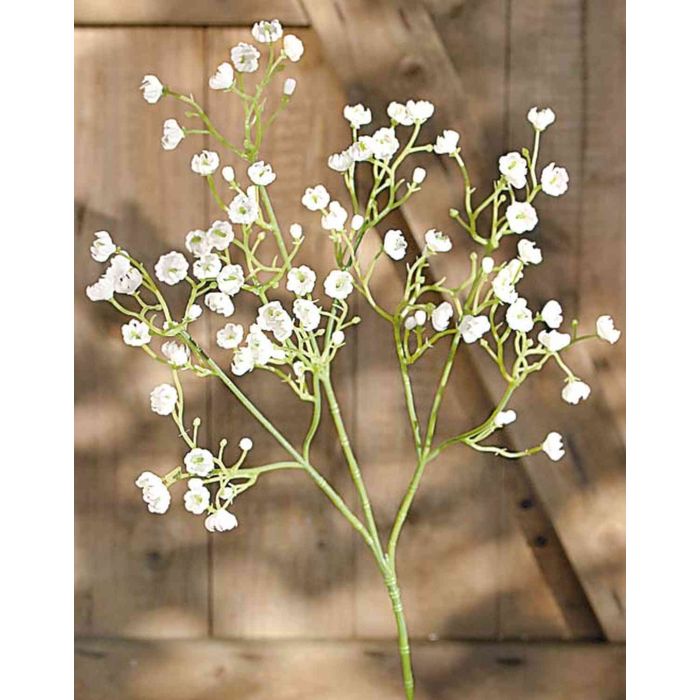 Acheter des Gypsophile en plastique JOSEPHINE, blanc, 45cm, Ø1cm