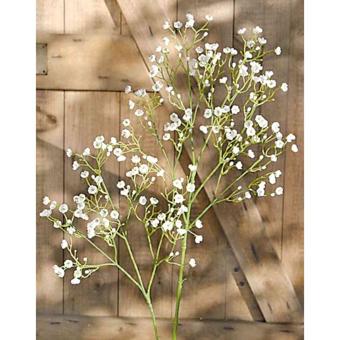 Fleur de gypsophile artificielle JOSEPHINE, blanc, 65cm