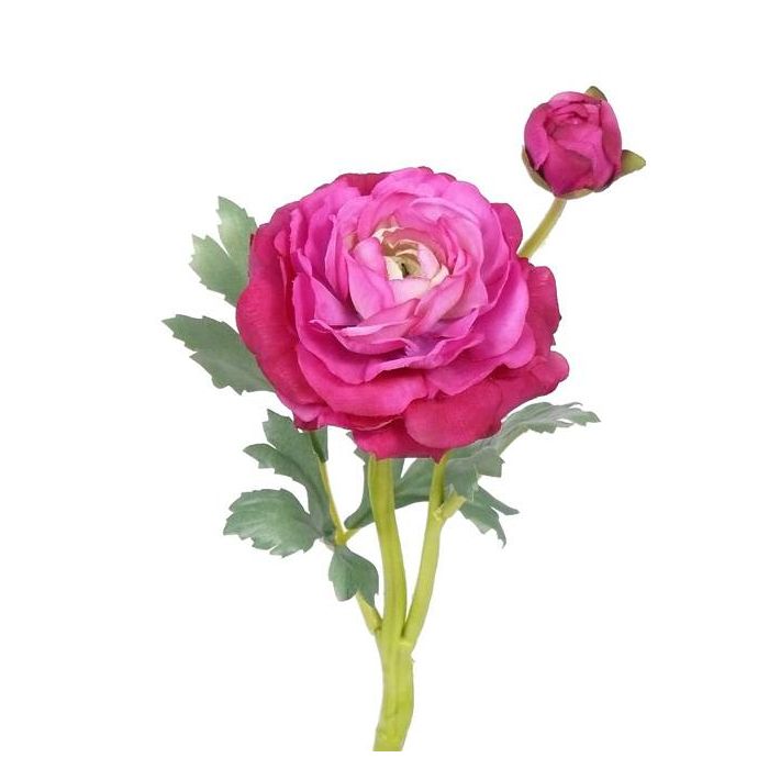 Acheter des Renoncule artificielle ELIANA, rose fuchsia, 35cm, Ø9cm ...