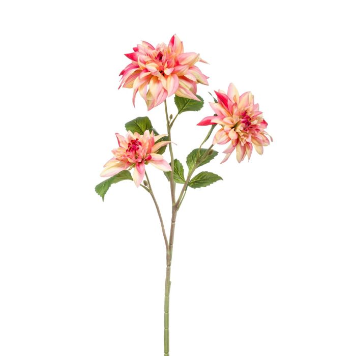 Acheter des Branche de dahlia artificiel MARISKA, rose-jaune, 65cm