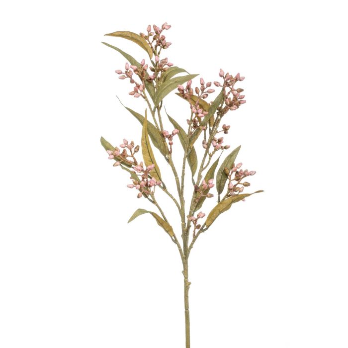 Acheter des Eucalyptus artificiel OWAIN avec bourgeons, vieux rose, 75cm