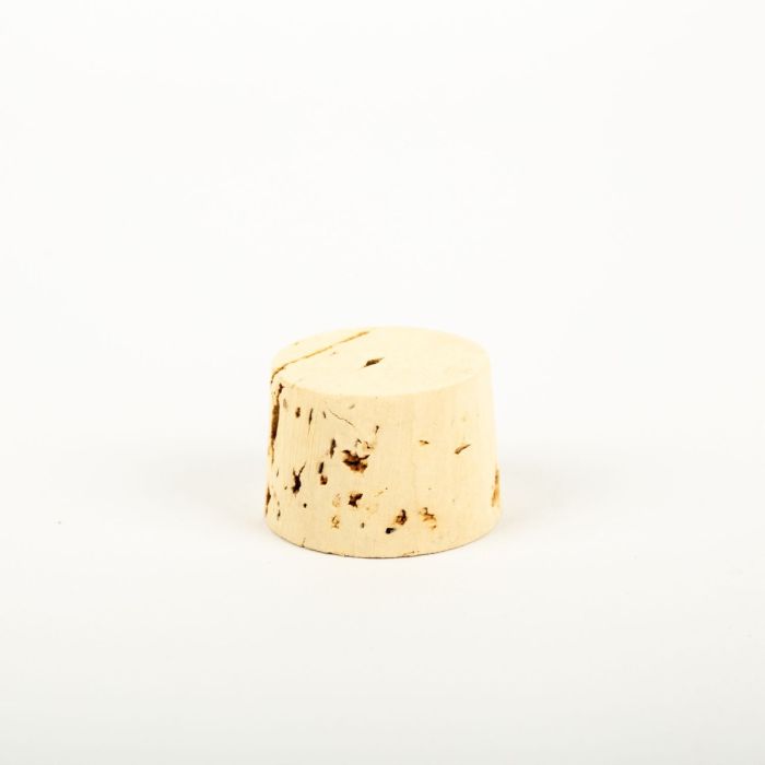 Bouchon conique ALMEDA en liège naturel, clair, 2,7cm, Ø3,6/4cm